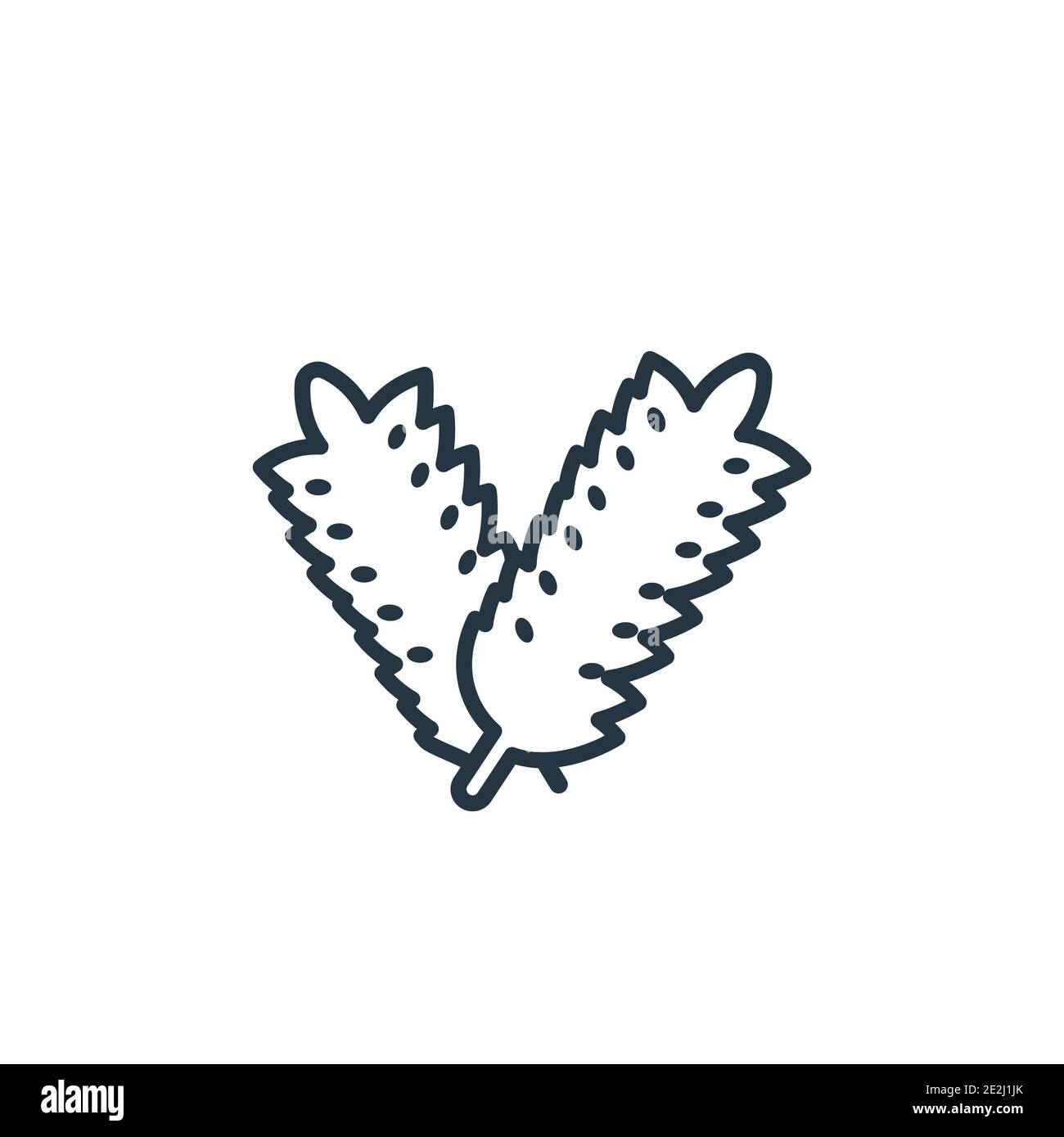 Wheat outline vector icon. Thin line black wheat icon, flat vector ...