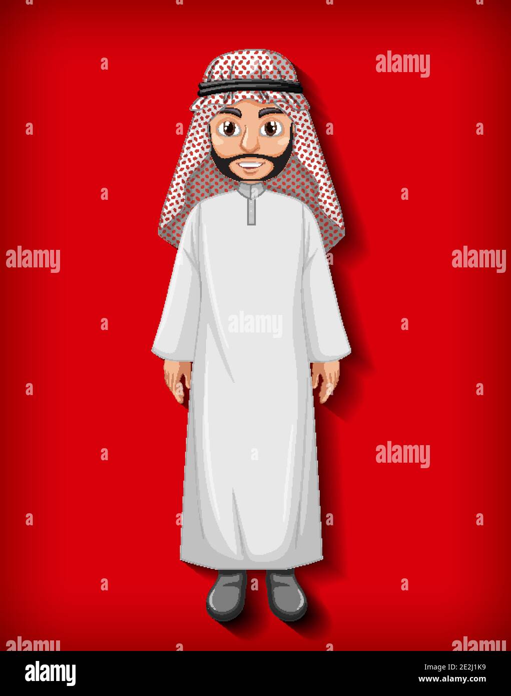 Arab man cartoon character illustration Stock Vector Image & Art - Alamy