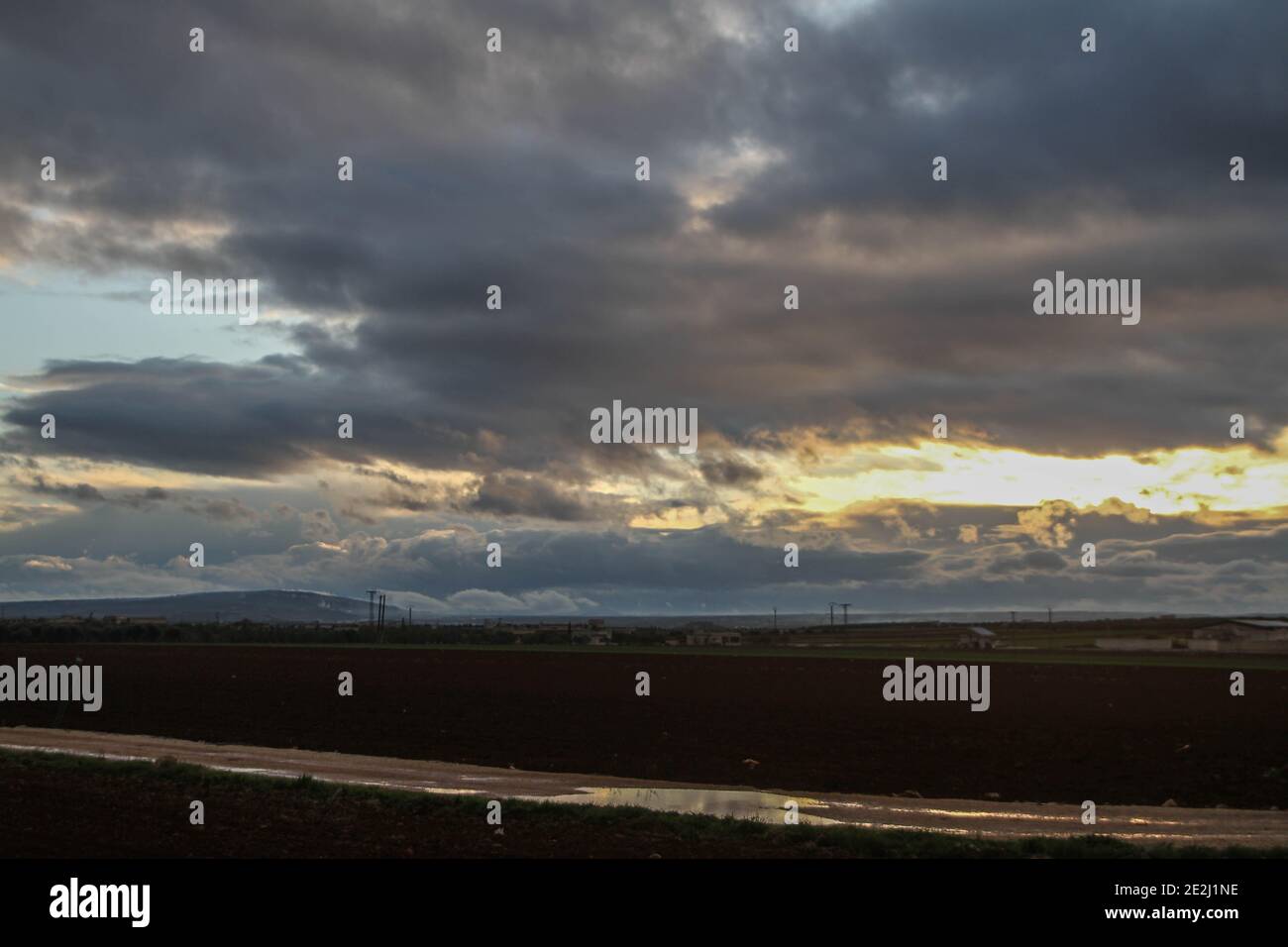 Binnish, Idlib, Syria. 14th Jan 2021. January 14, 2021: The captured ...