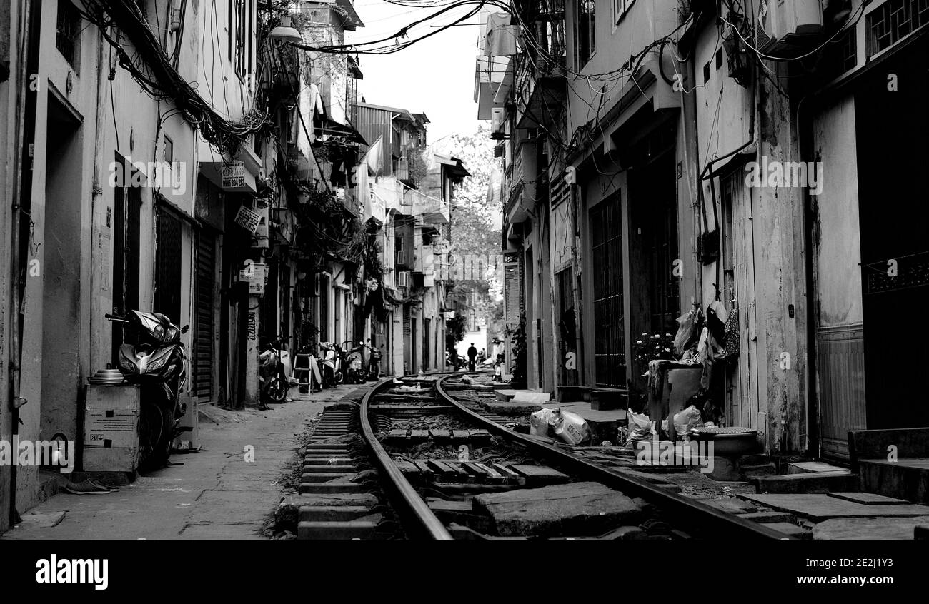 Hanoi city Black and White Stock Photos & Images - Alamy