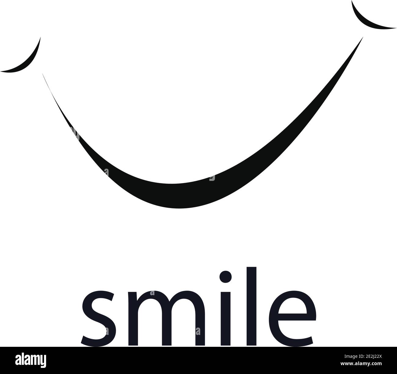 smile logo vector icon illustration design template Stock Vector Image ...