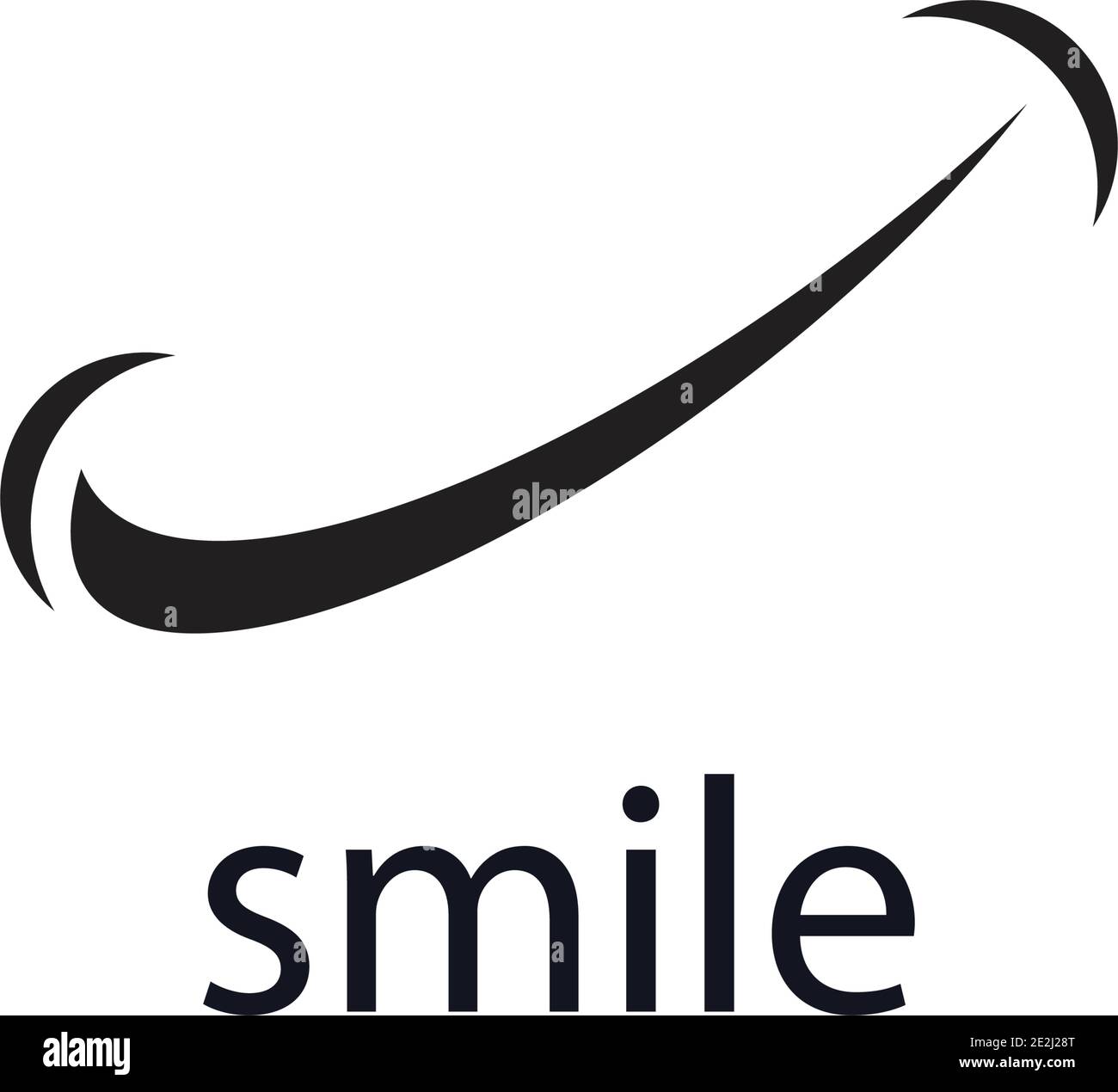 smile logo vector icon illustration design template Stock Vector Image ...