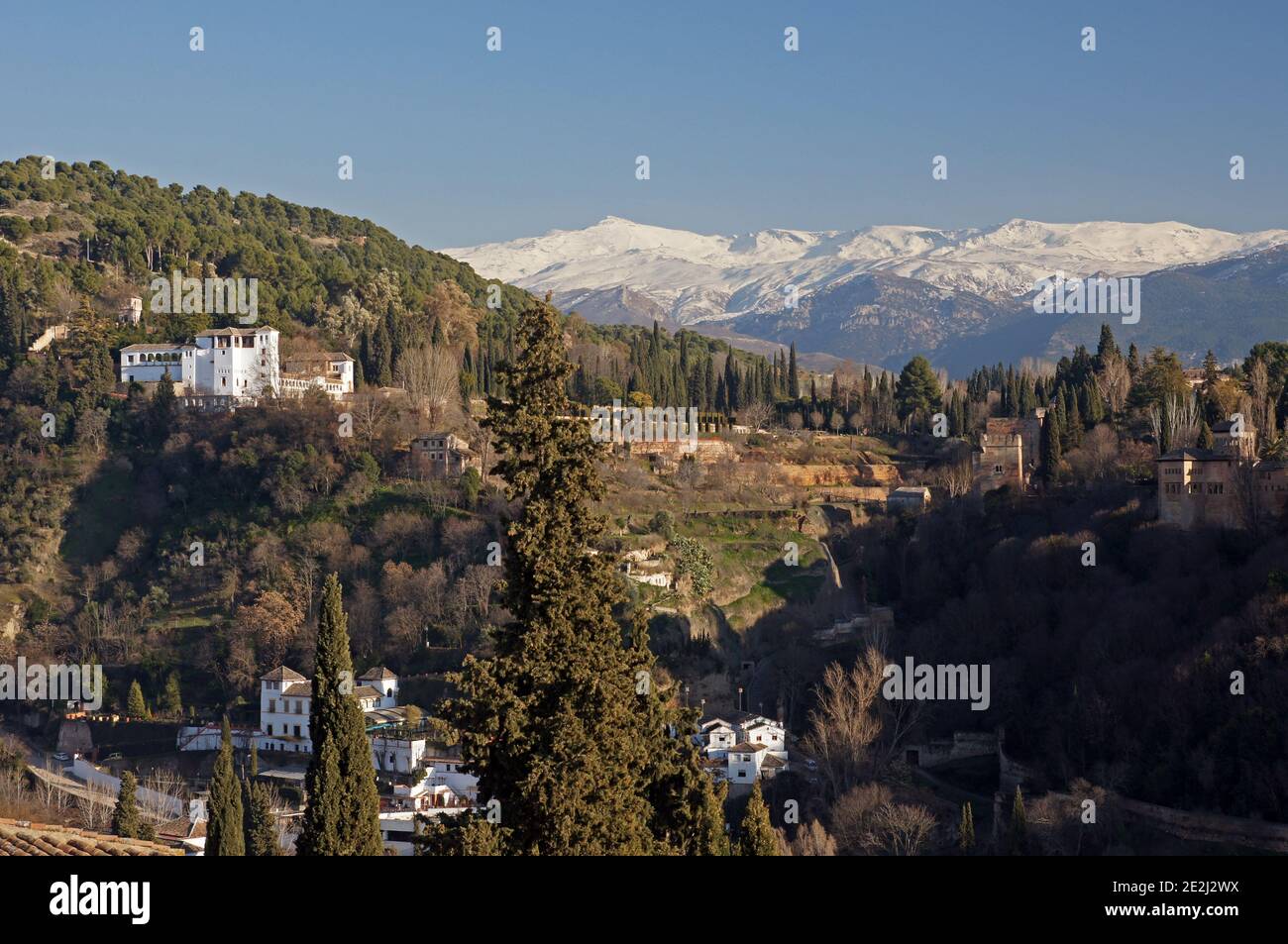 Granada in Spain: the Alhambra, the Palace of the Generalife and the ...