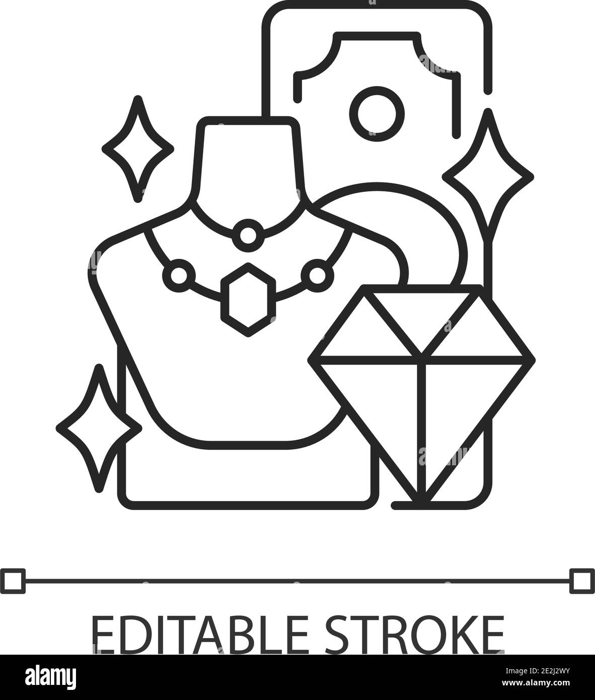 Product valuable linear icon Stock Vector Image & Art - Alamy