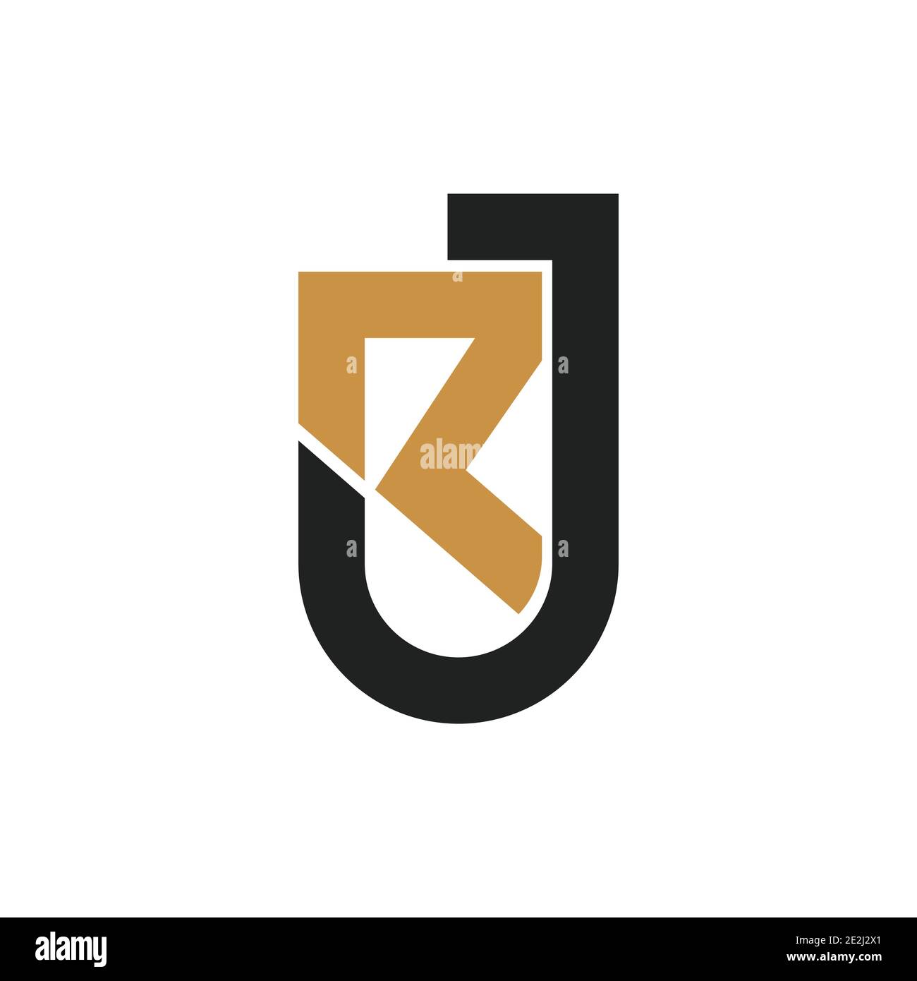 Initial jr letter logo vector template design. Creative abstract letter ...