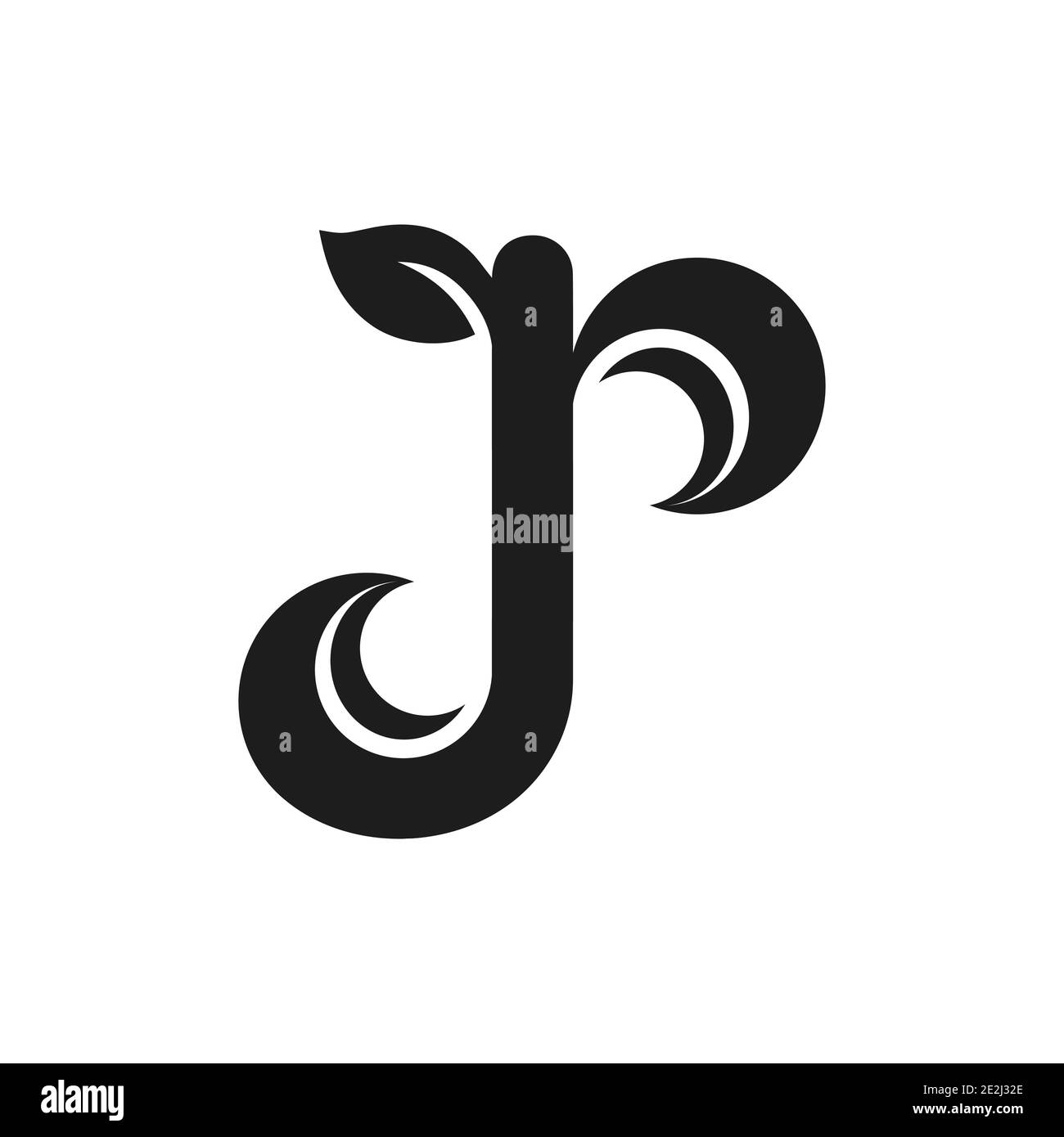 Initial jr letter logo vector template design. Creative abstract letter ...