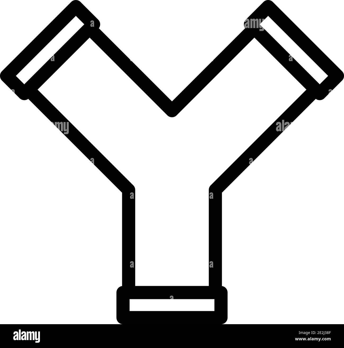 Petrol pipe icon. Outline petrol pipe vector icon for web design ...