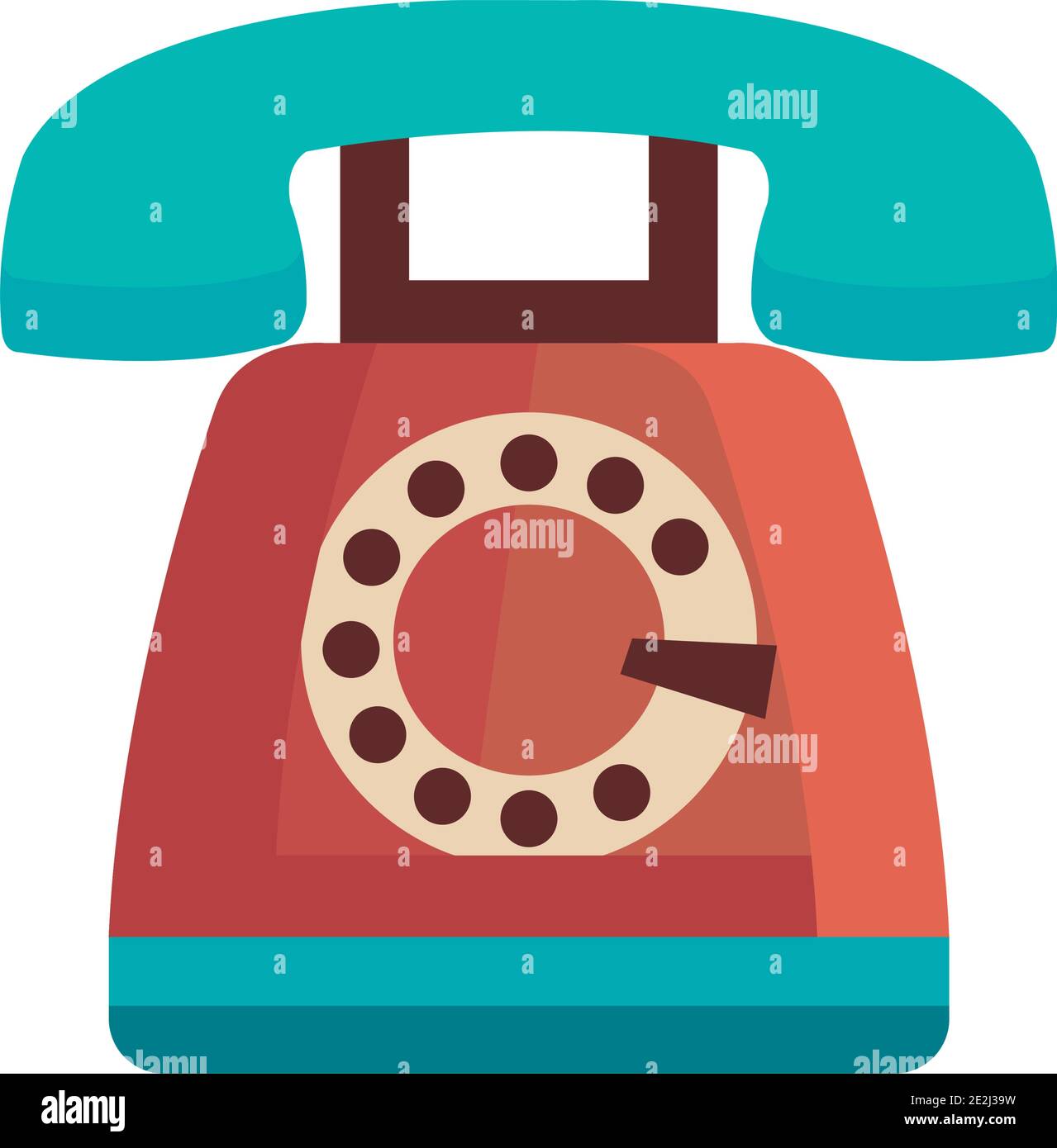 old retro telephone device icon Stock Vector Image & Art - Alamy