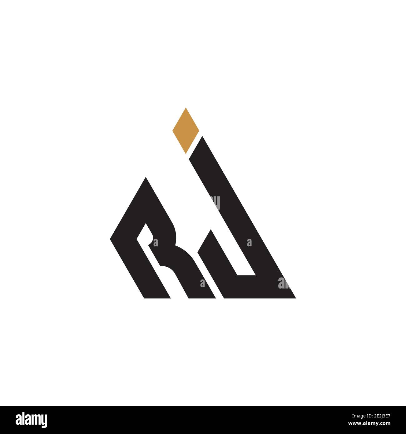 Initial jr letter logo vector template design. Creative abstract letter ...