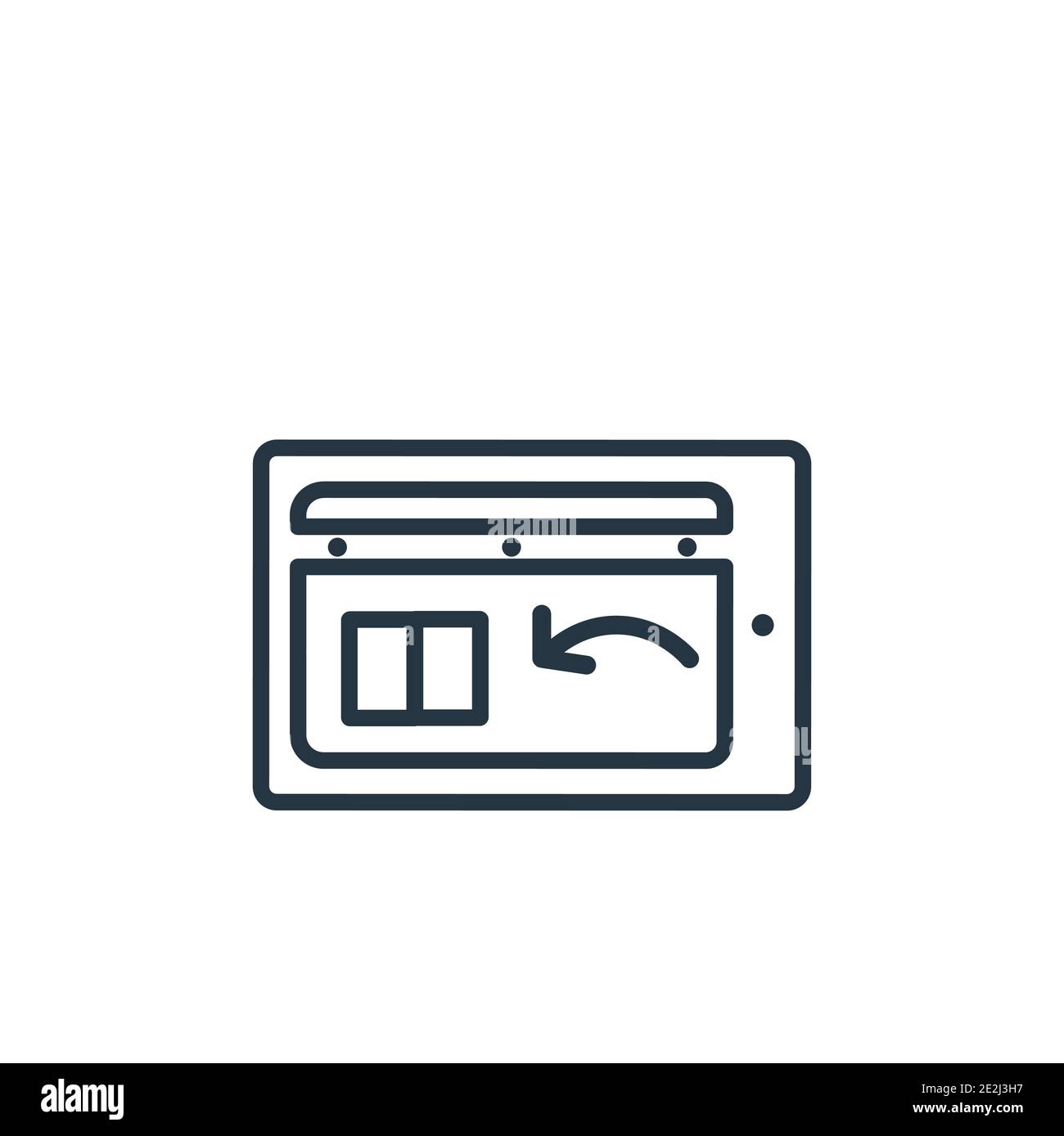 Digital product outline vector icon. Thin line black digital product ...