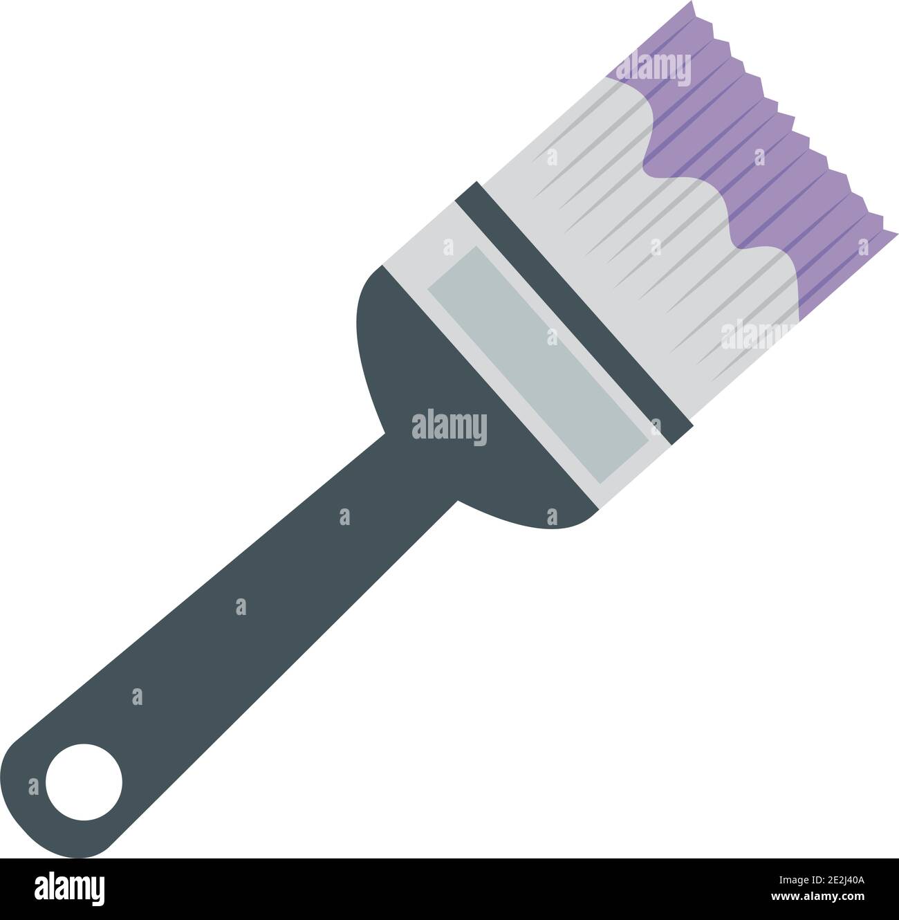 paint brush construction tool isolated icon Stock Vector Image & Art ...