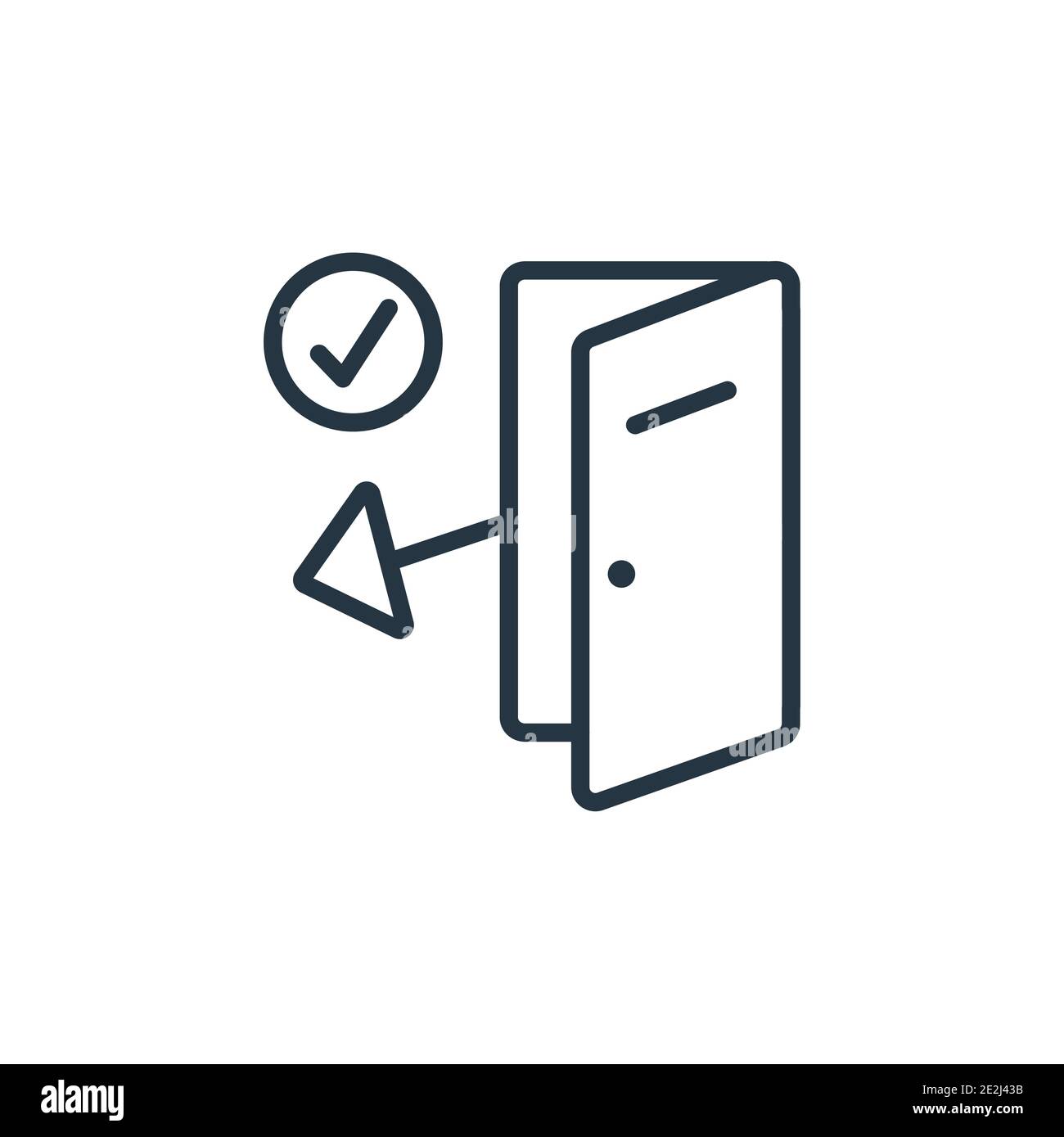 Check out outline vector icon. Thin line black check out icon, flat ...