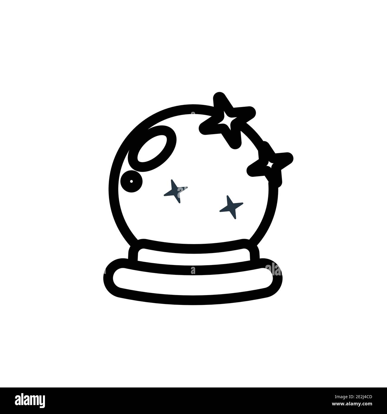 Crystals vector icon on white background. Flat vector crystals icon ...