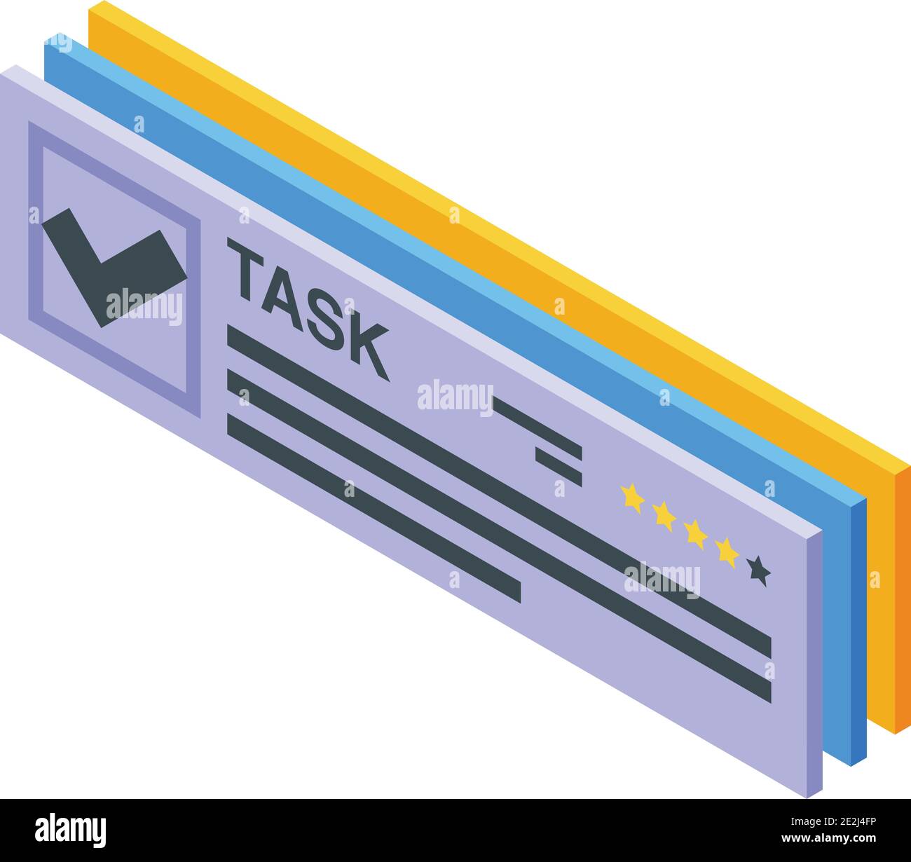 Done task icon. Isometric of done task vector icon for web design ...