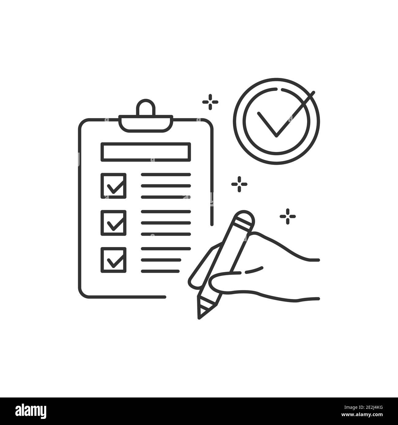 Sign a contract black line icon. Crowdfunding. Sign for web page, app ...