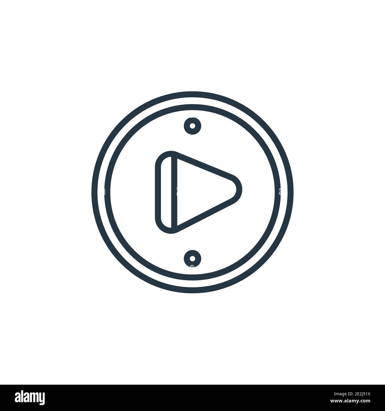 Play round button hi-res stock photography and images - Alamy