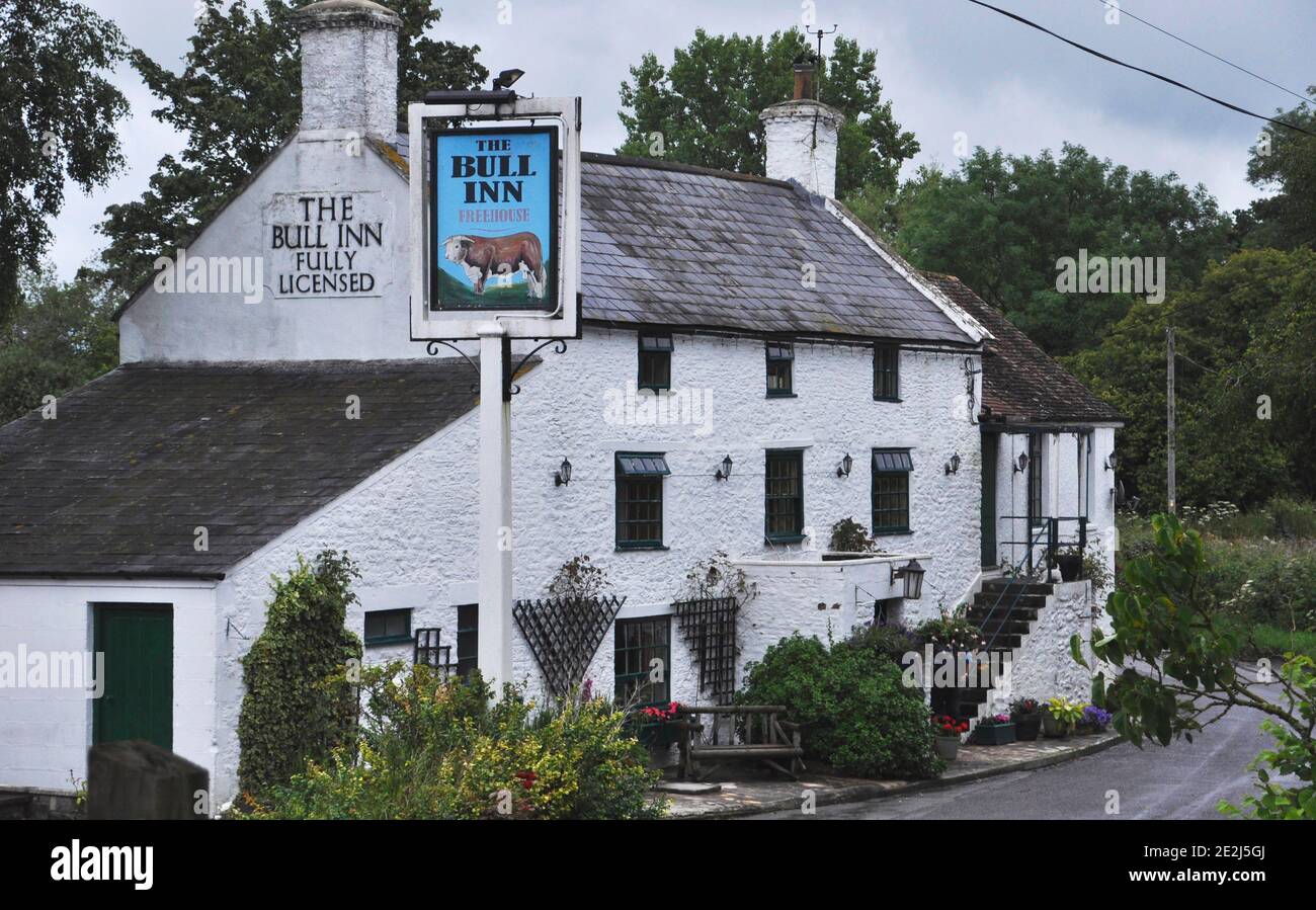 The Bull Inn at Hardway ,Public house near Bruton, Somerset,UK Stock ...