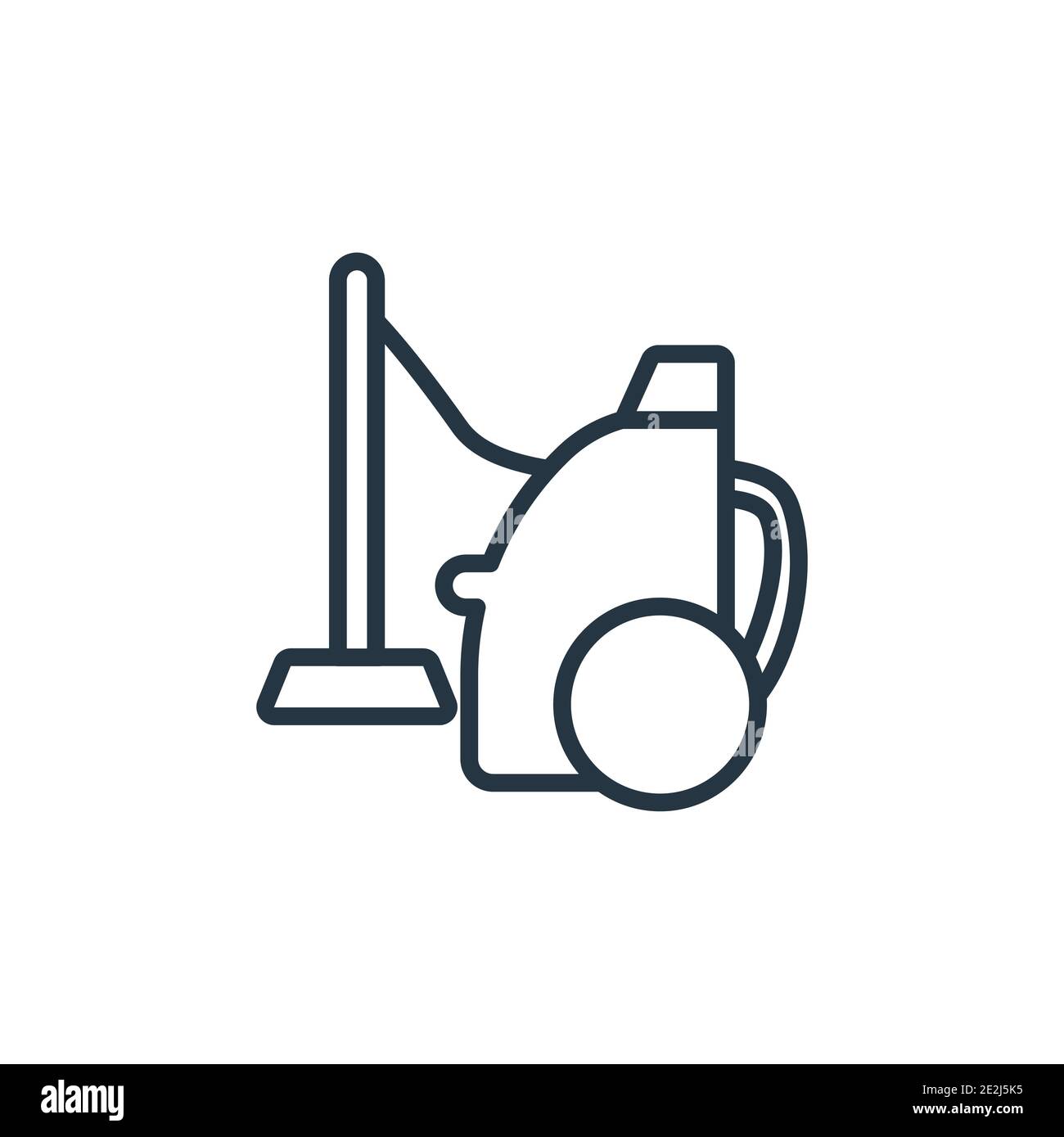 Vacuum cleaner outline vector icon. Thin line black vacuum cleaner icon ...