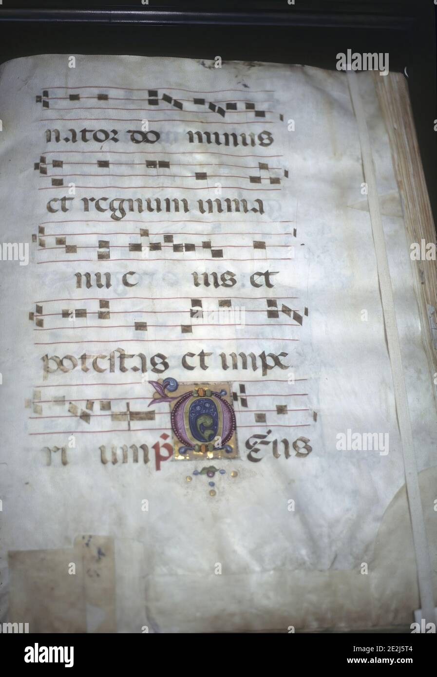 Gregorian chant manuscript hi-res stock photography and images - Alamy