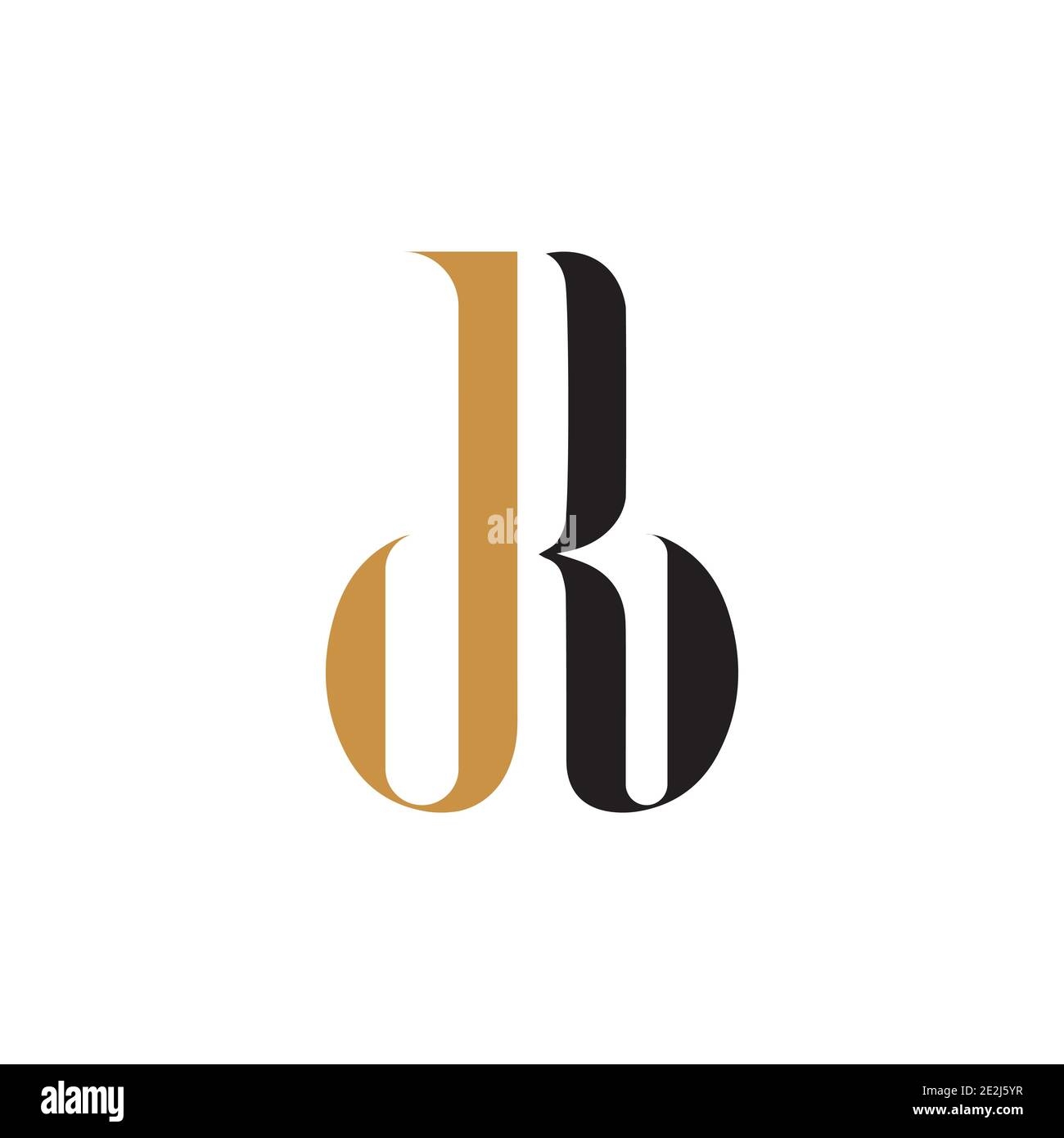 Initial jr letter logo vector template design. Creative abstract letter ...