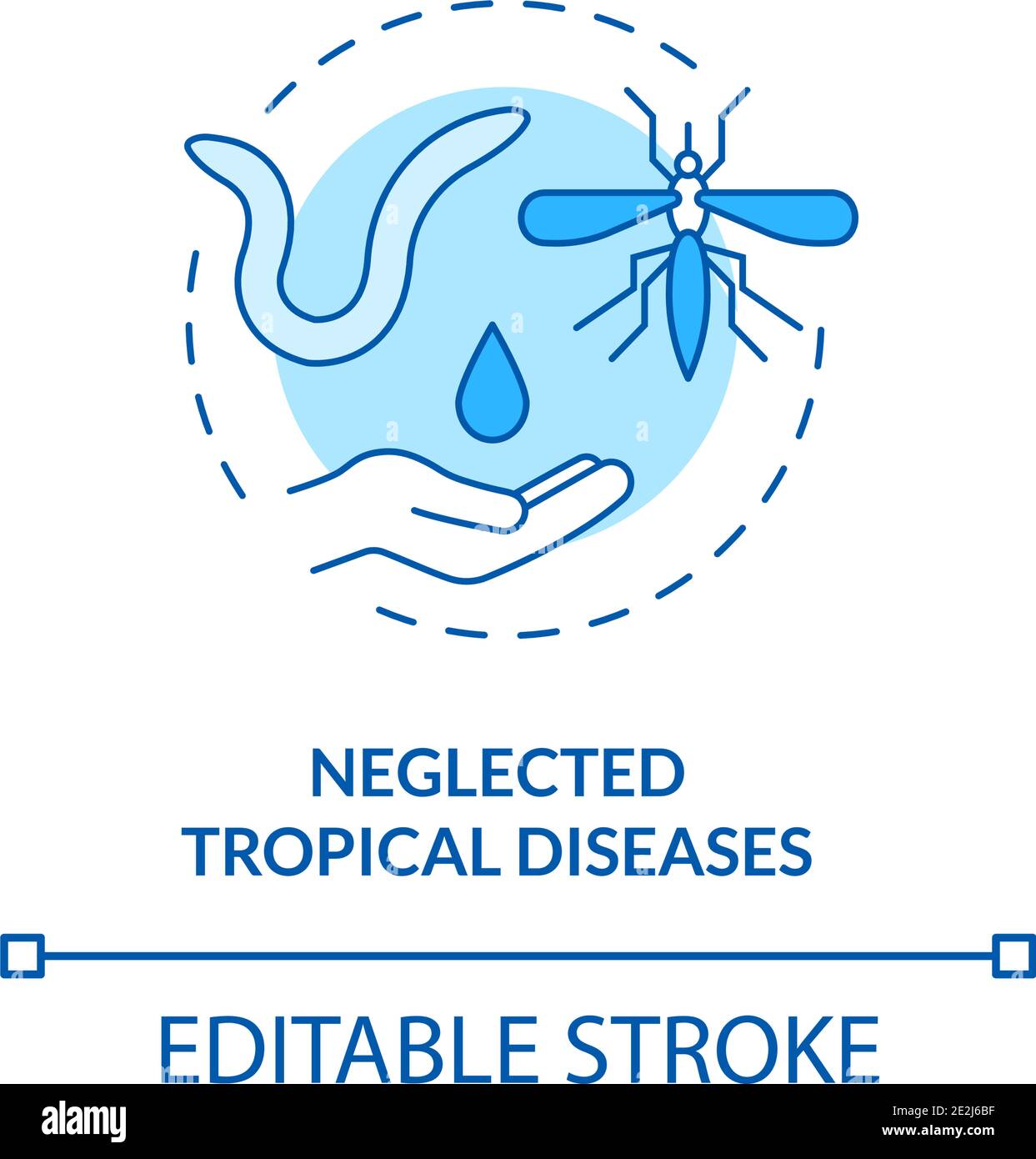 Neglected tropical diseases concept icon Stock Vector Image & Art - Alamy