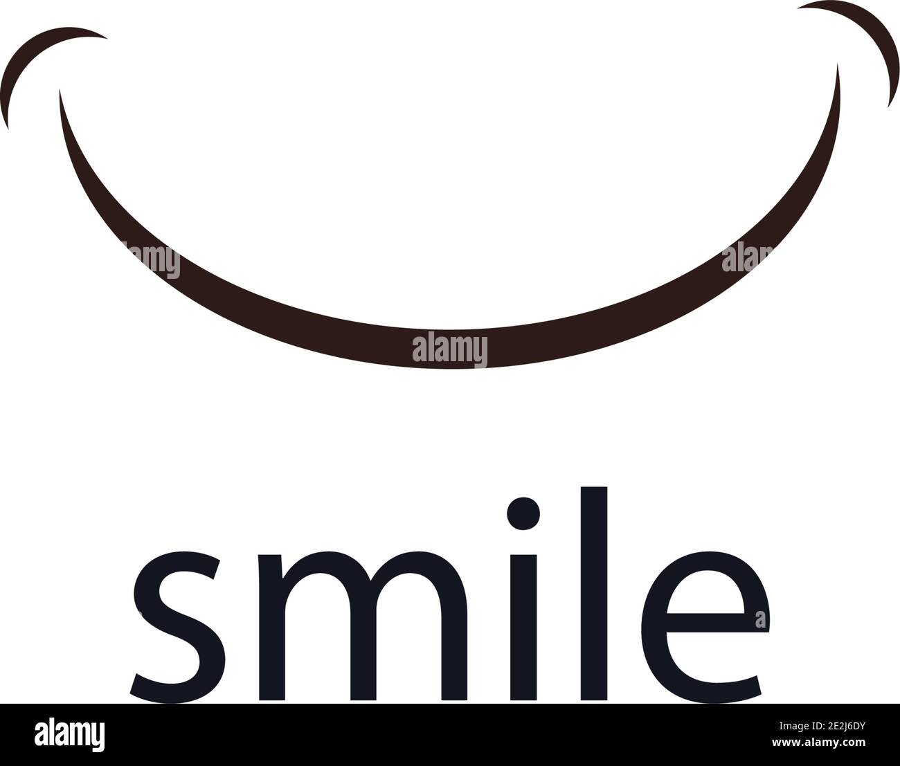Smile vector image logo and symbol Stock Vector Image & Art - Alamy