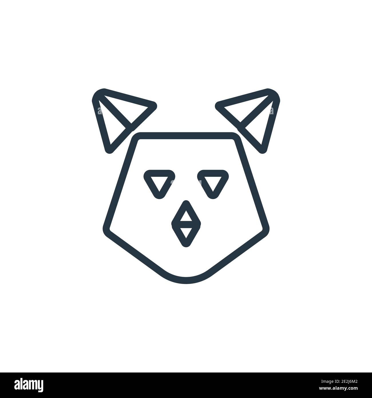 Polygonal cat outline vector icon. Thin line black polygonal cat icon ... Polygonal cat outline vector icon. Thin line black polygonal cat icon ...