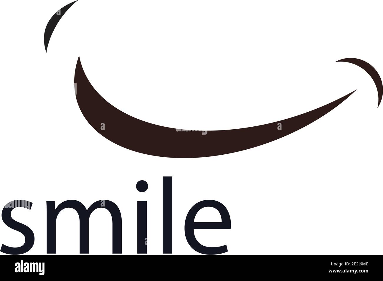 Smile vector image logo and symbol Stock Vector Image & Art - Alamy
