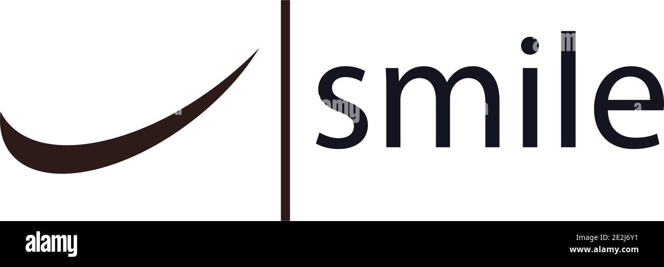 Smile vector image logo and symbol Stock Vector Image & Art - Alamy