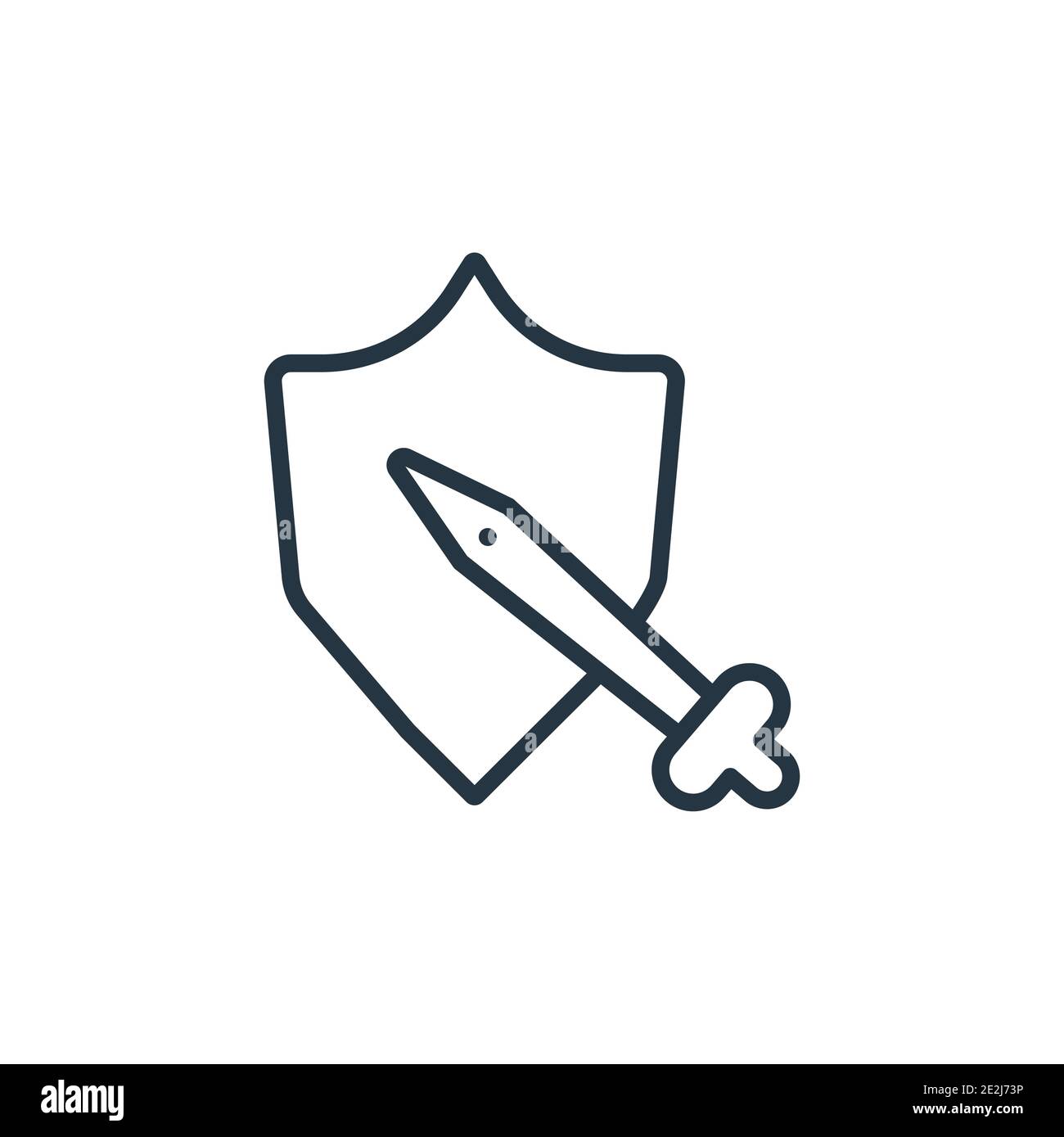 Role playing game outline vector icon. Thin line black role playing ...
