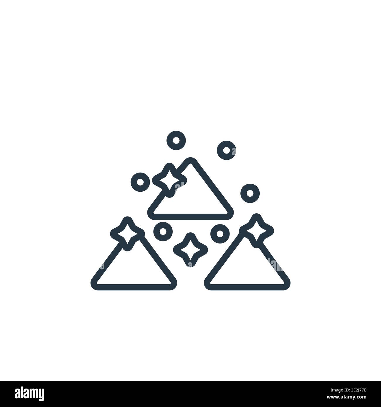Dust outline vector icon. Thin line black dust icon, flat vector simple ...