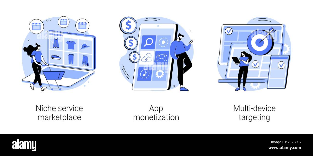 Online retail abstract concept vector illustrations Stock Vector Image ...