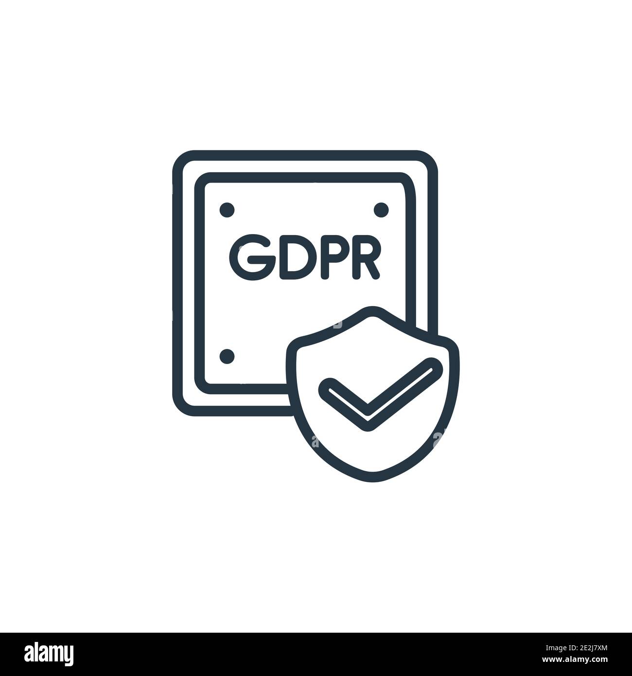 Transparency outline vector icon. Thin line black transparency icon ...