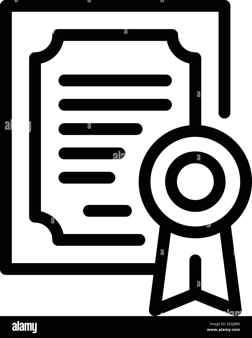 School college diploma icon. Outline school college diploma vector icon ...