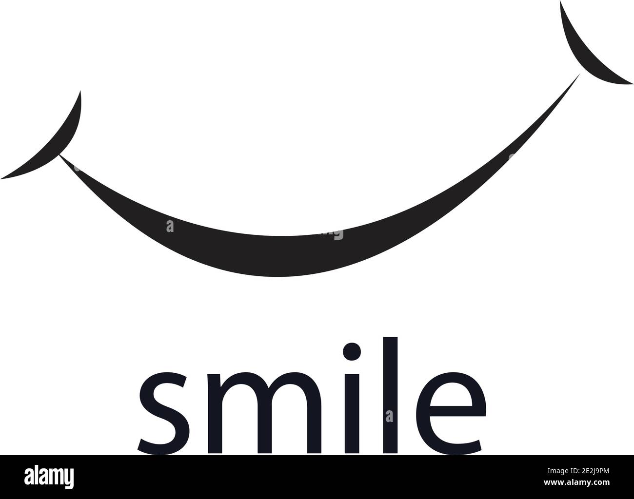 Smile vector image logo and symbol Stock Vector Image & Art - Alamy