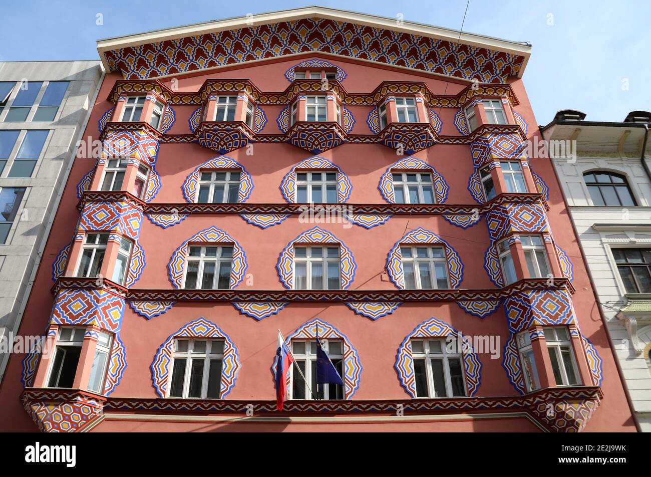 Vurnik House which was built in 1921 at Ljubljana in the Slovenian ...