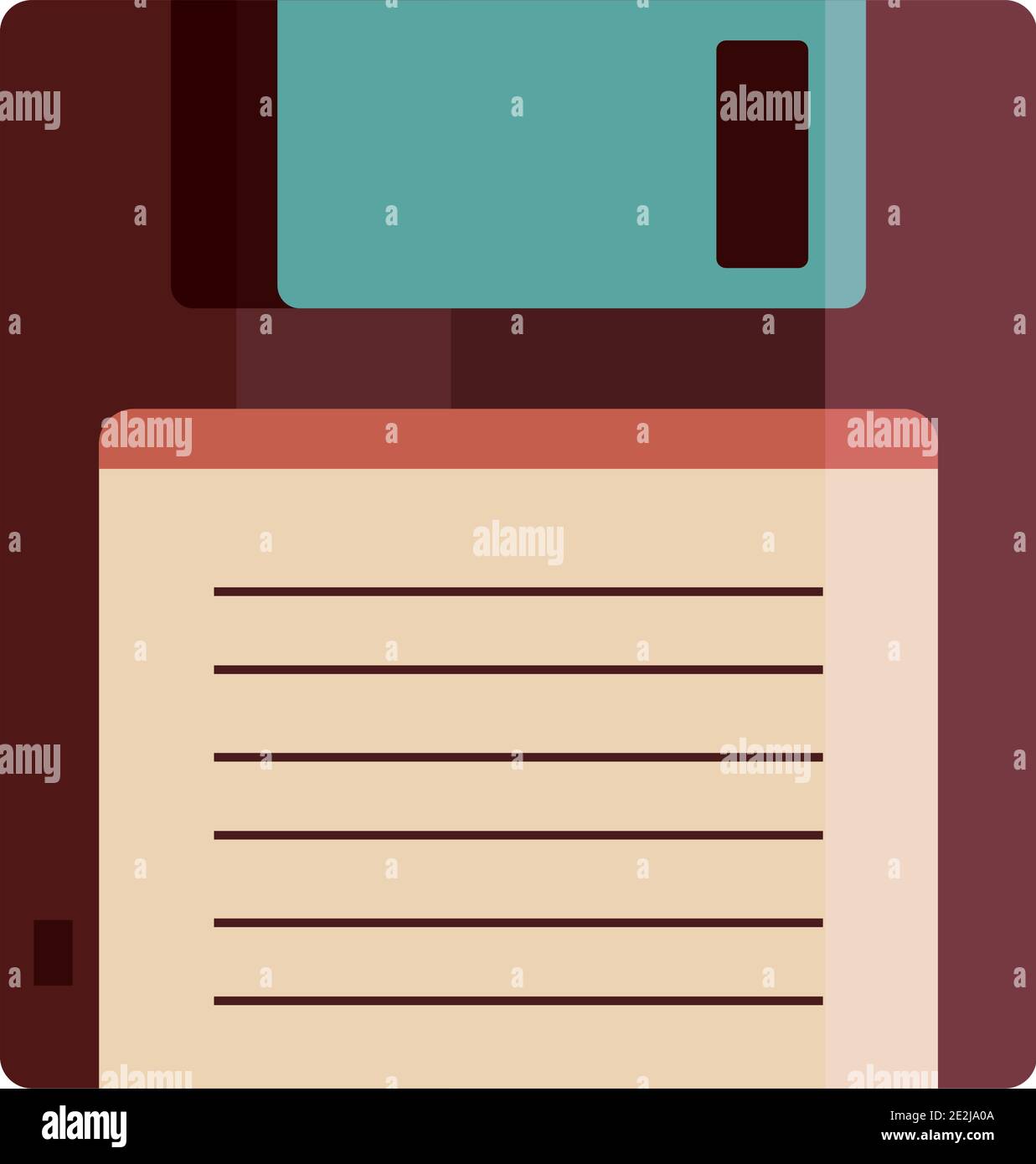 retro floppy disk storage icon Stock Vector Image & Art - Alamy