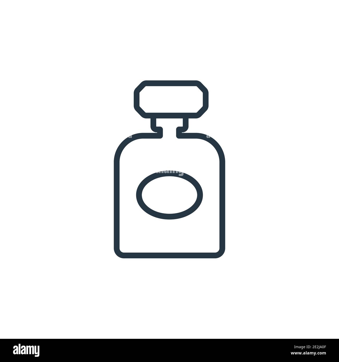 Fragance outline vector icon. Thin line black fragance icon, flat ...