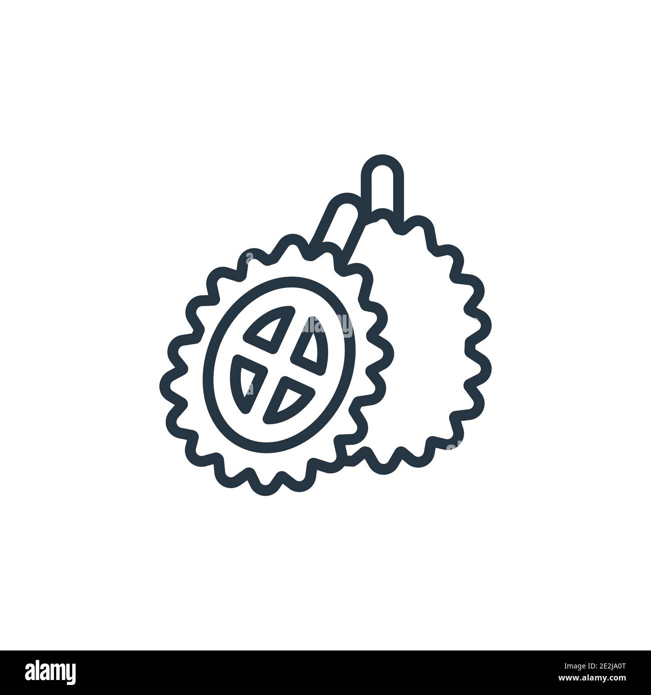 White durian symbol icon concept hi-res stock photography and images ...