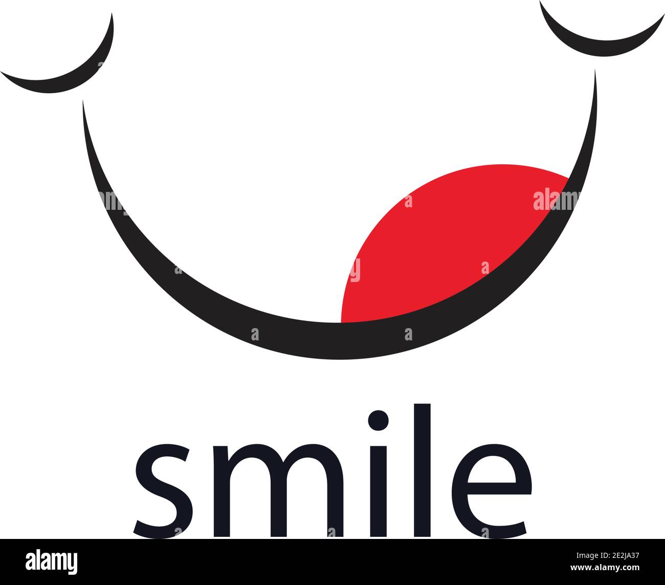 Smile vector image logo and symbol Stock Vector Image & Art - Alamy