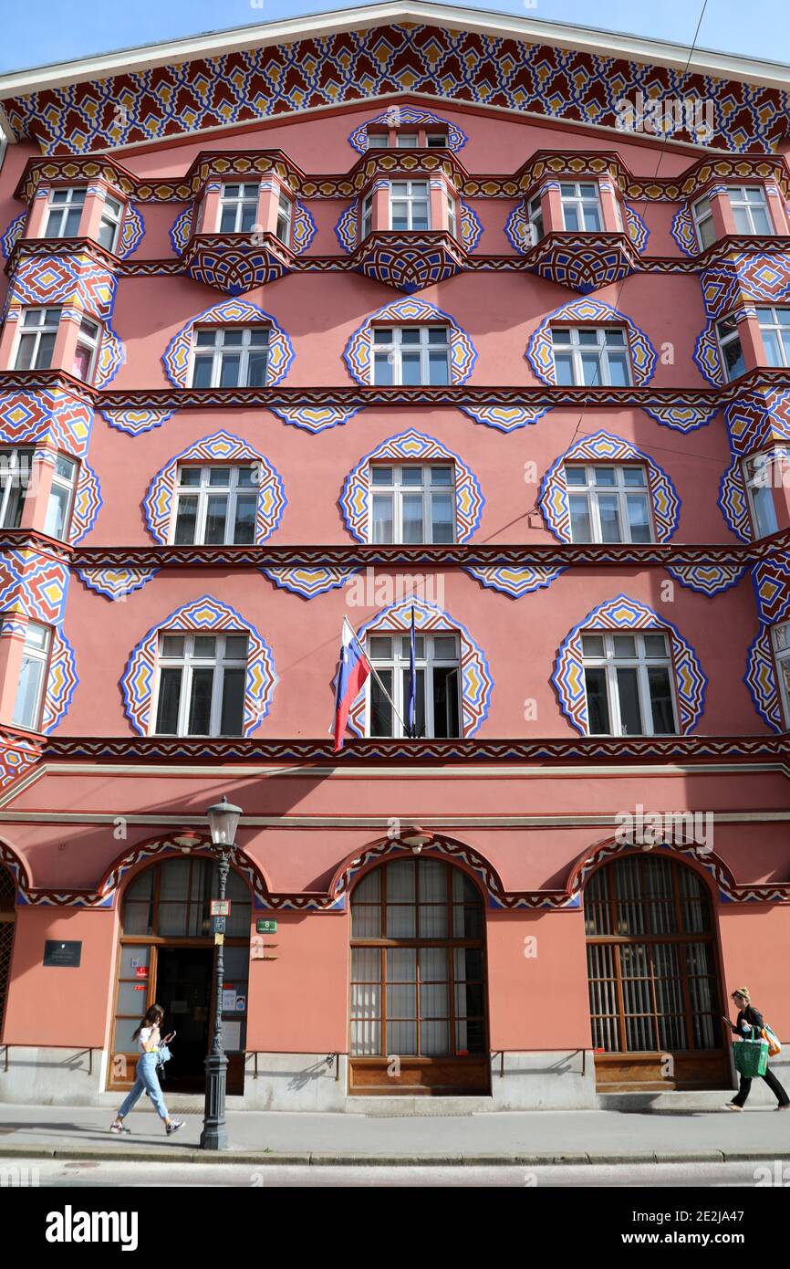 Vurnik House which was built in 1921 at Ljubljana in the Slovenian ...