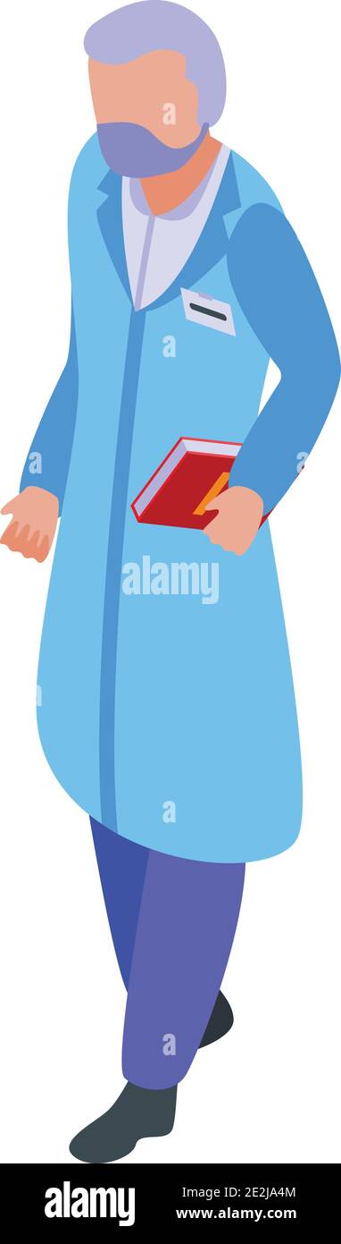 Family doctor icon. Isometric of family doctor vector icon for web ...