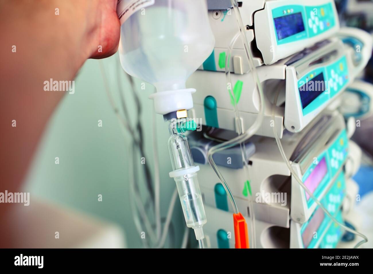 Medical routine from the first person Stock Photo - Alamy