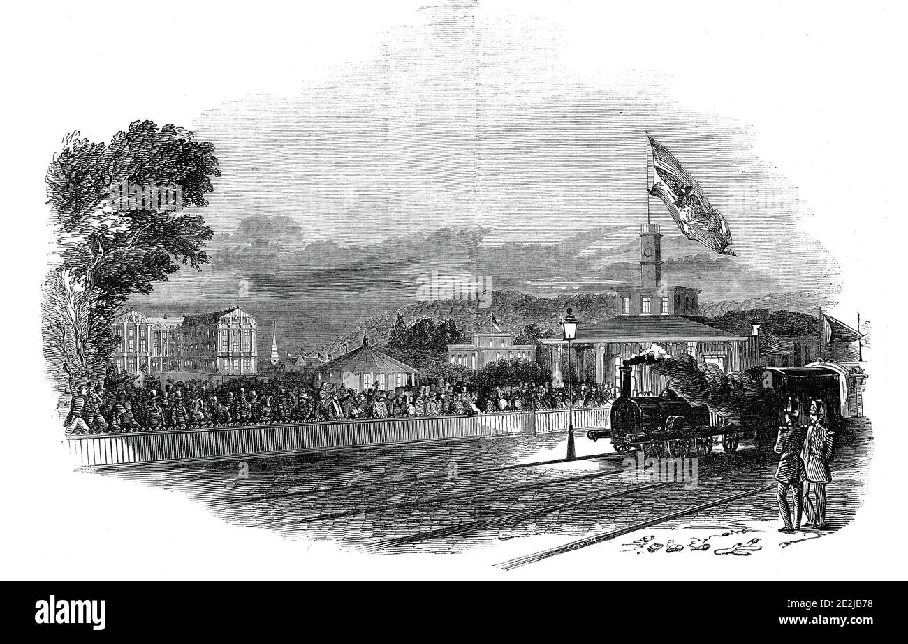 1845 steam train hi-res stock photography and images - Alamy