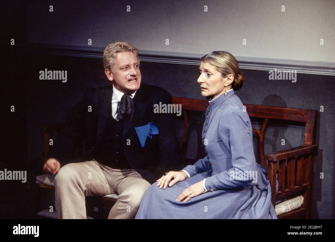 Simon Russell Beale (Oswald), Jane Lapotaire (Mrs Alving) in GHOSTS by ...