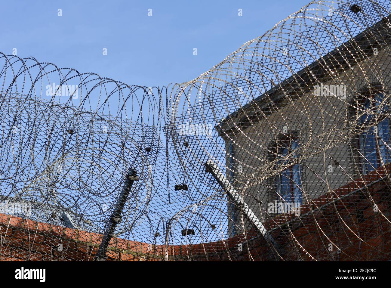 High security fences hi-res stock photography and images - Alamy