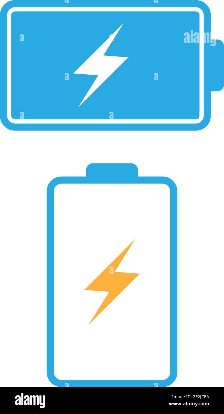 Battery logo icon design template vector illustration Stock Vector ...