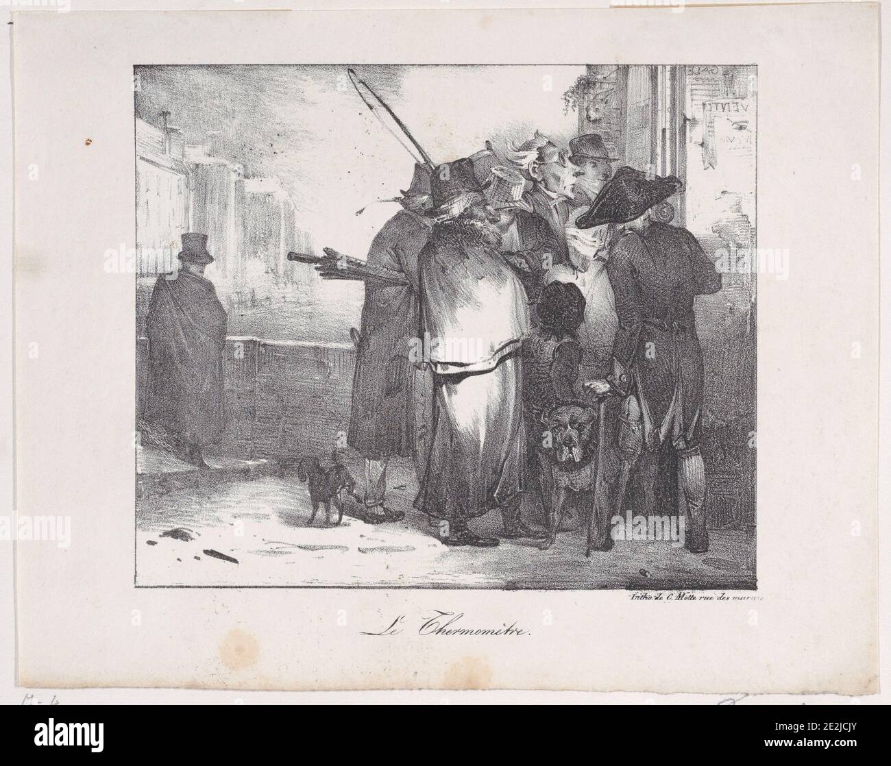 The Thermometer, 1823 Stock Photo - Alamy