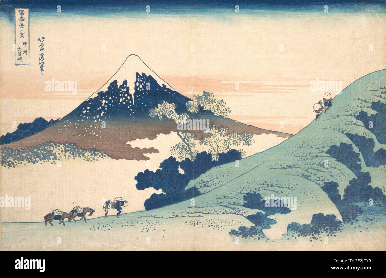 Fuji from Inume (?) Pass Stock Photo - Alamy