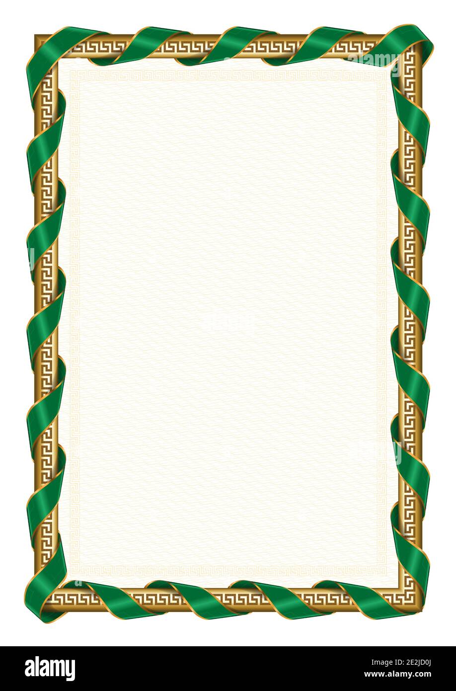Vertical frame and border with Saudi Arabia flag, template elements for ...